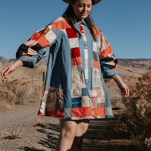 Feedsack Patchwork Smock - Etsy