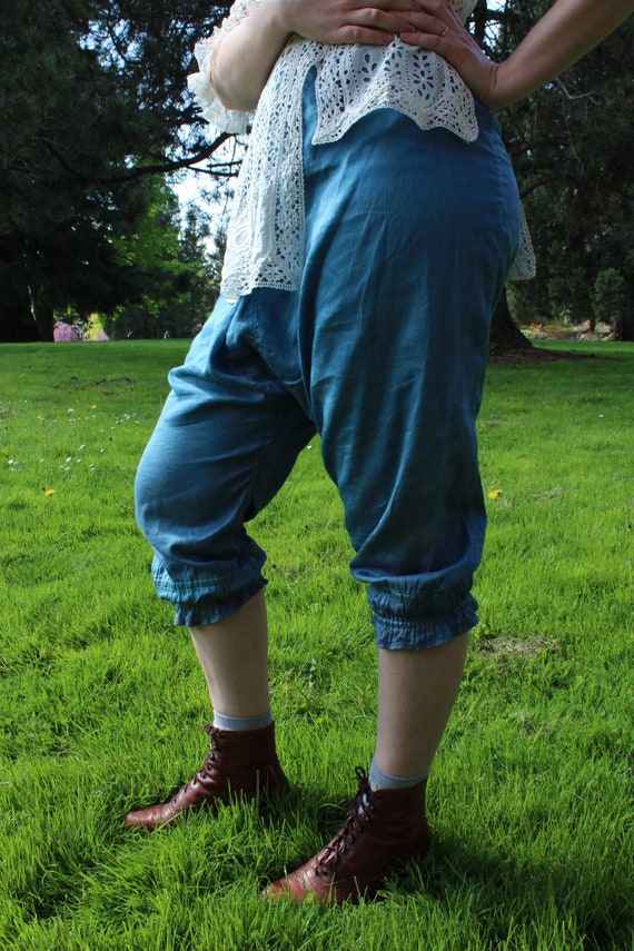 S/L-1910’s/20’s Teal Costume Bloomers--Please read it… - Gem