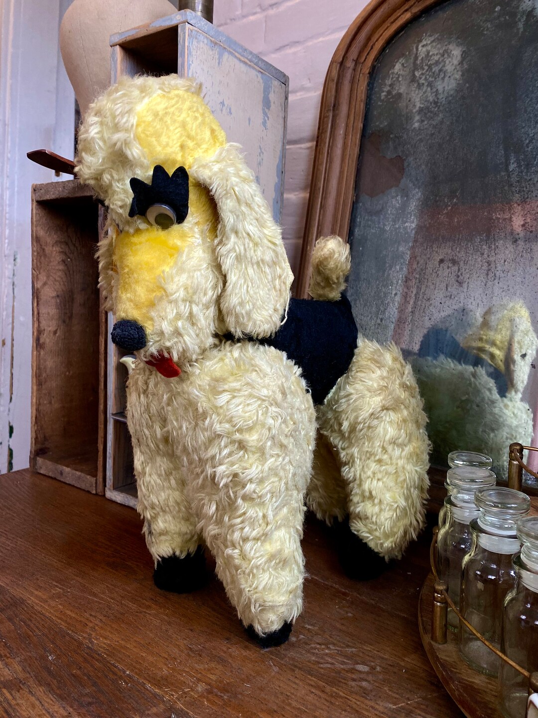 1950s Stuffed Poodle - Etsy