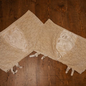 Two Sizes--1940's Lace + Satin Garter Belts--please Read Item ...