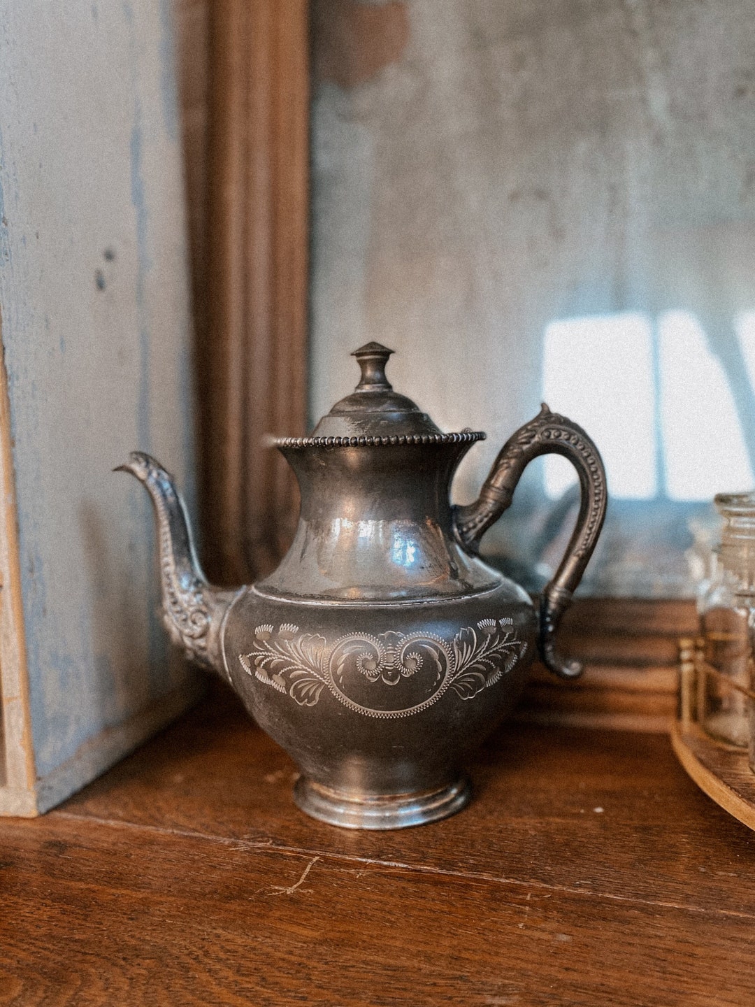 Victorian Thistle Teapot—please Read Item Description Before Purchasing ...