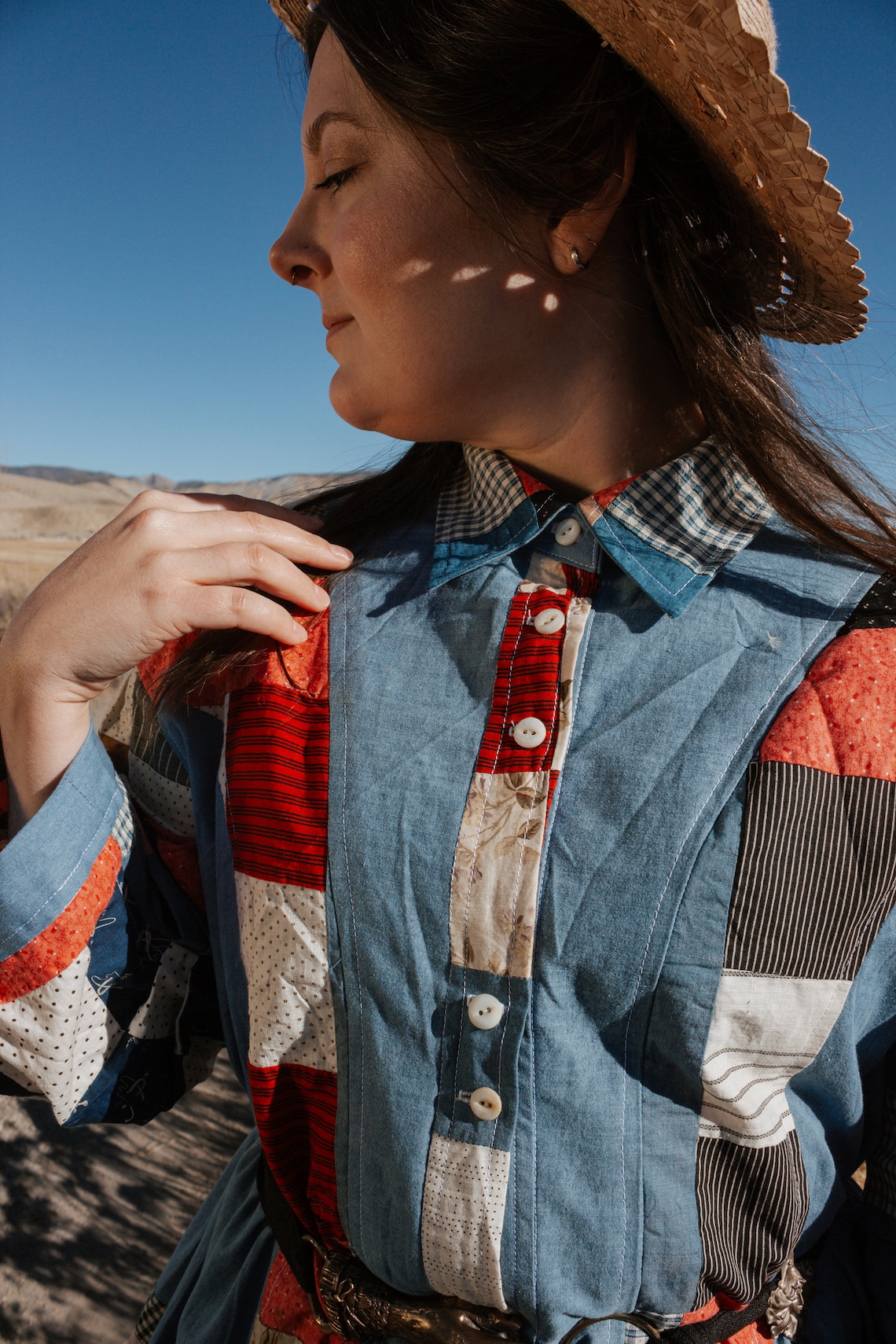 Feedsack Patchwork Smock - Etsy