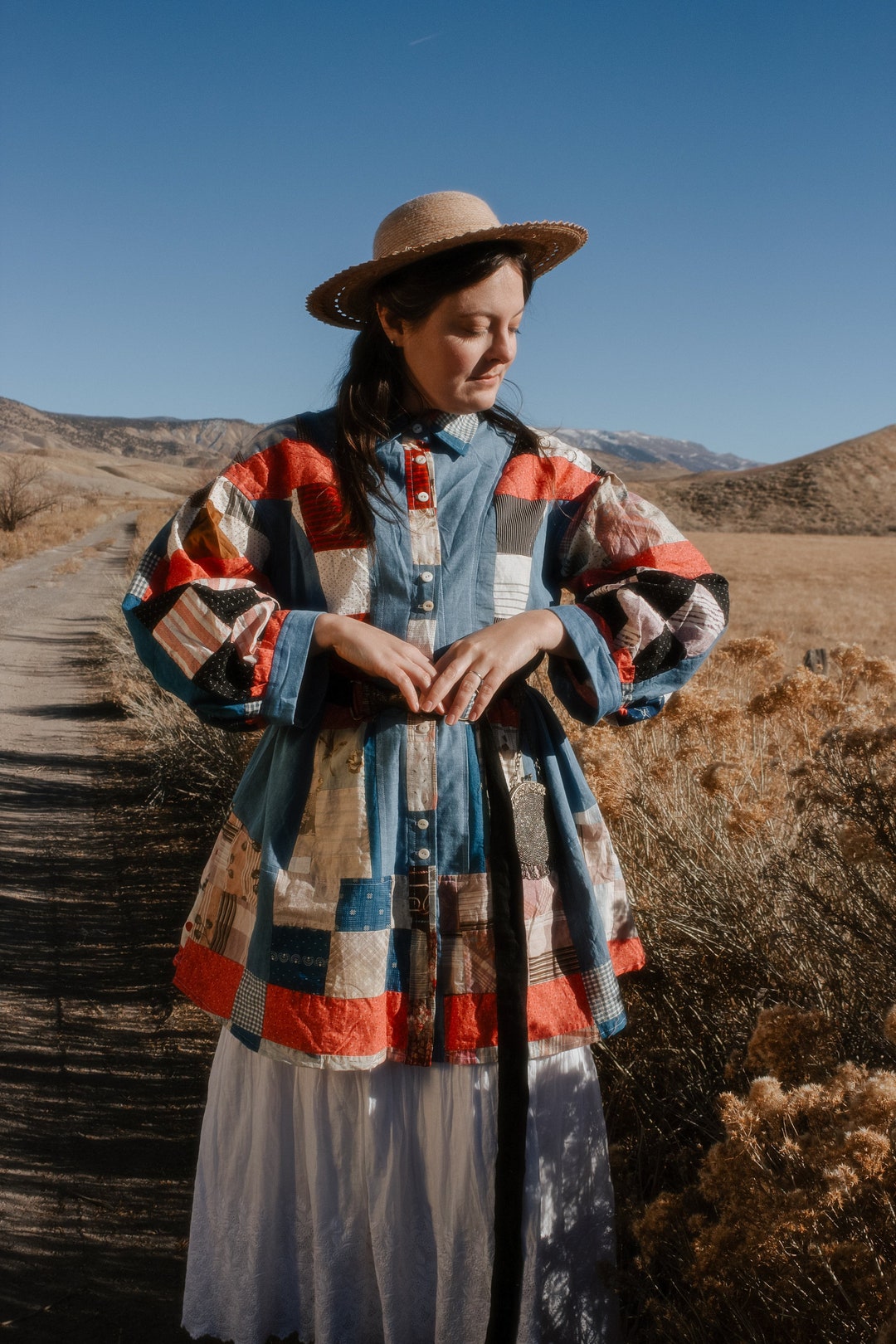Feedsack Patchwork Smock - Etsy