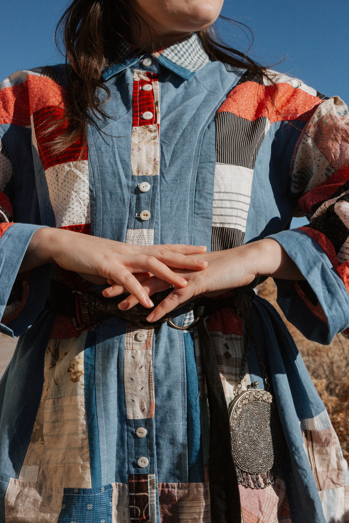 Feedsack Patchwork Smock - Etsy