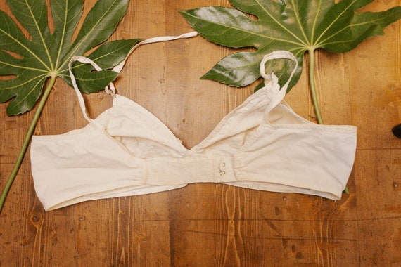 38B 40's/50's Cotton+Rayon Bra - Gem