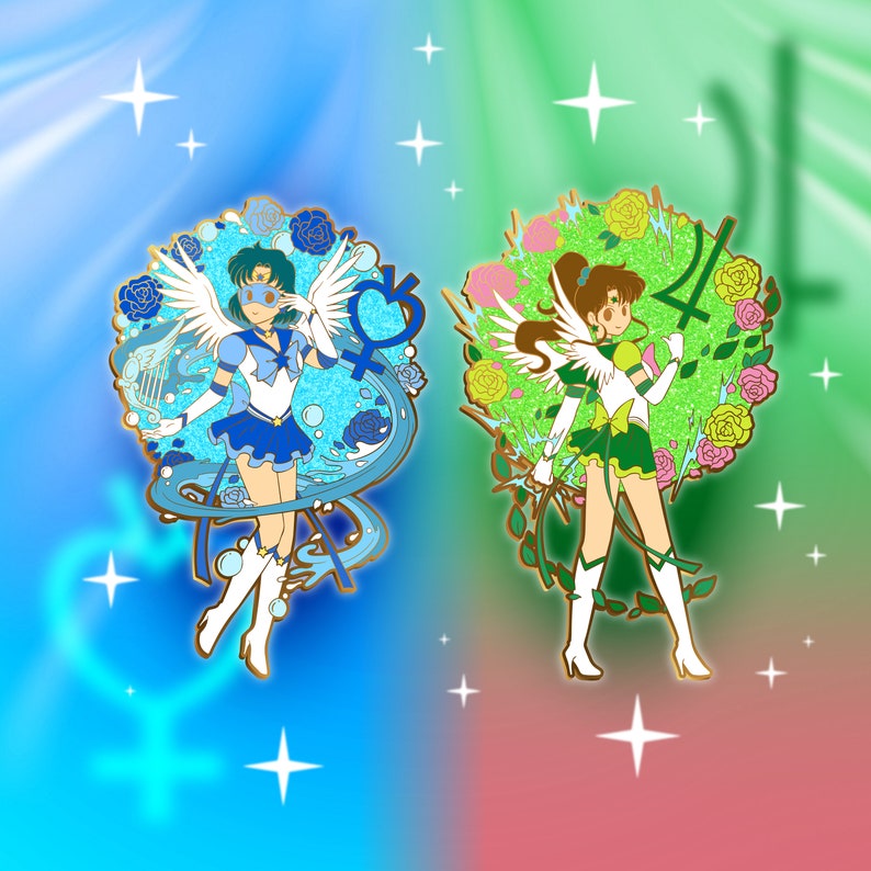 Eternal Sailor Moon Full Body Enamel Pin Etsy