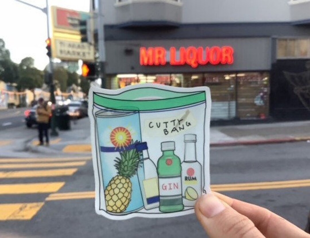 Cutty Bang Sticker | San Francisco, Daly City, Bay Area, California ...