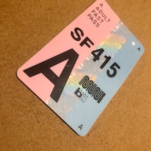 MUNI Fast Pass Sticker San Francisco SF California Bay Area Nostalgia ...
