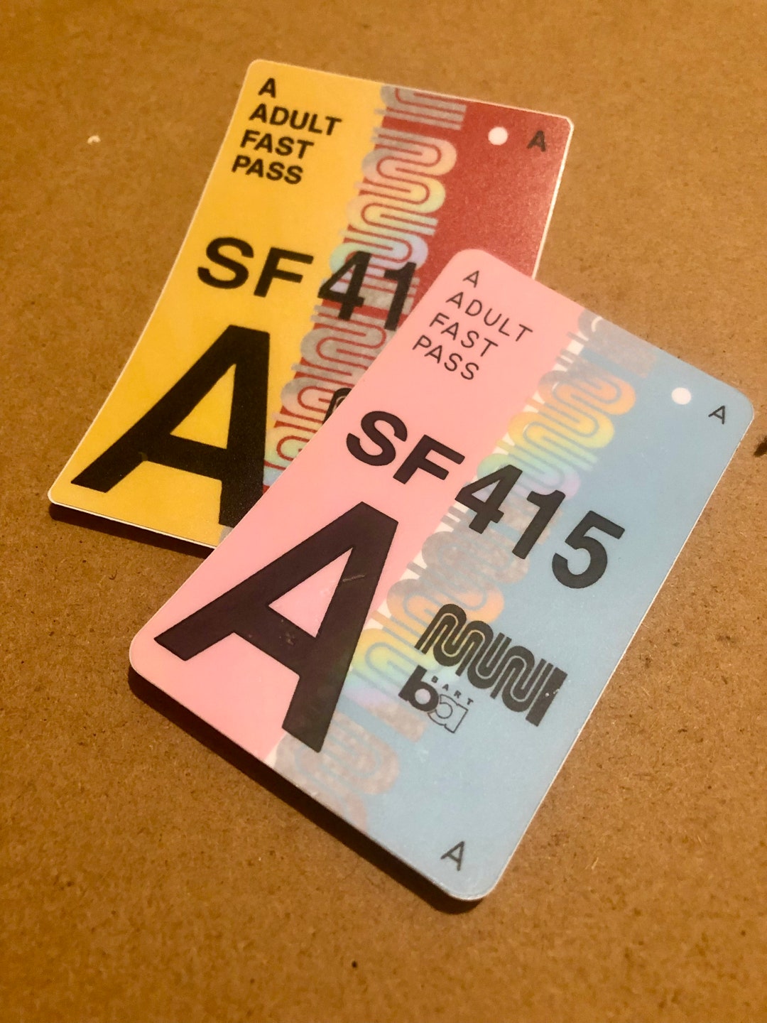 MUNI Fast Pass Sticker San Francisco SF California Bay Area Nostalgia ...