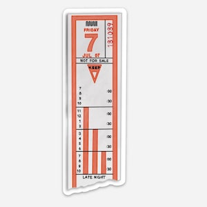 MUNI Ticket Paper Transfer Sticker San Francisco SF California Bay Area ...