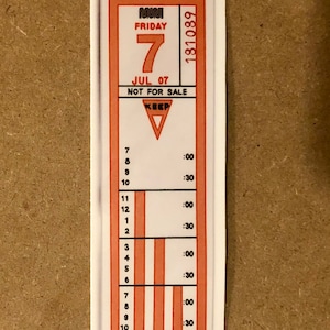 MUNI Ticket Paper Transfer Sticker | San Francisco SF California | Bay ...