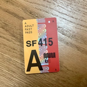 MUNI Fast Pass Sticker San Francisco SF California Bay Area Nostalgia ...