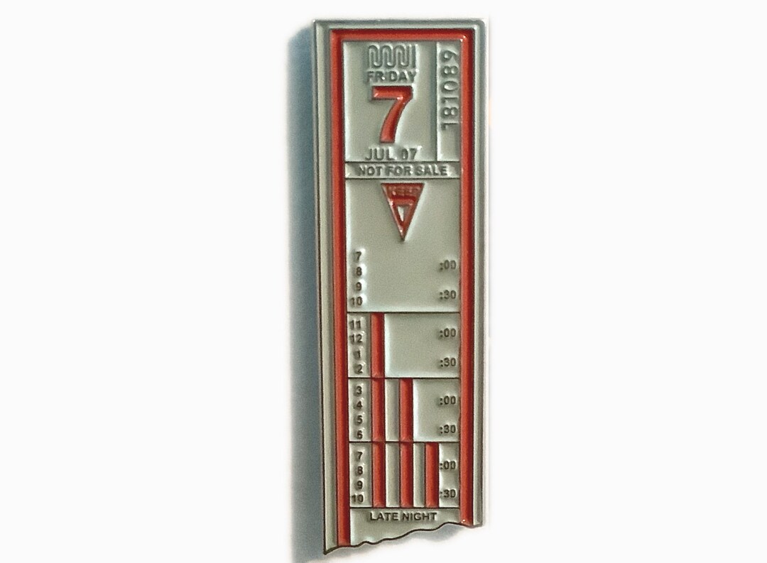 MUNI Ticket Paper Transfer Enamel Pin | San Francisco, California | Bay ...