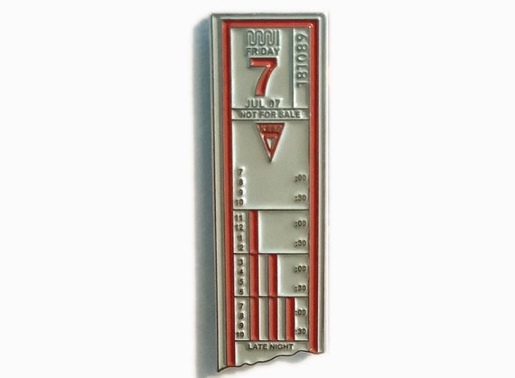 MUNI Ticket Paper Transfer Enamel Pin San Francisco - Etsy