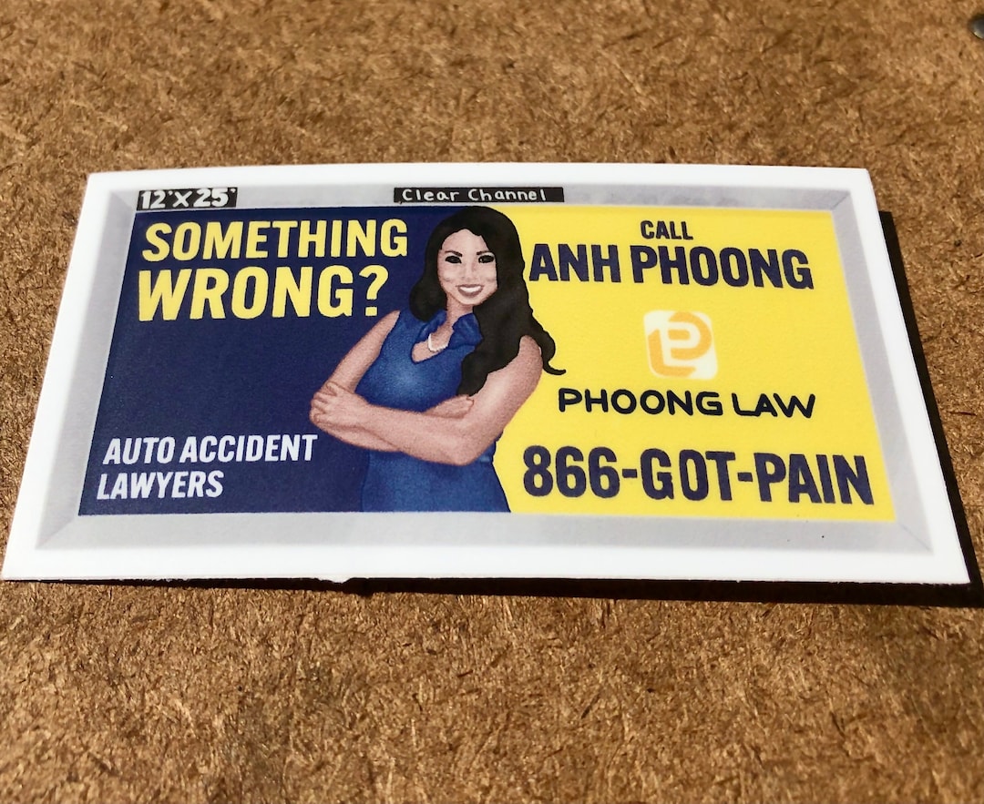 Anh Phoong Billboard Sticker ||||| Something Wrong? | CA Bay Area San Francisco California Retro ...