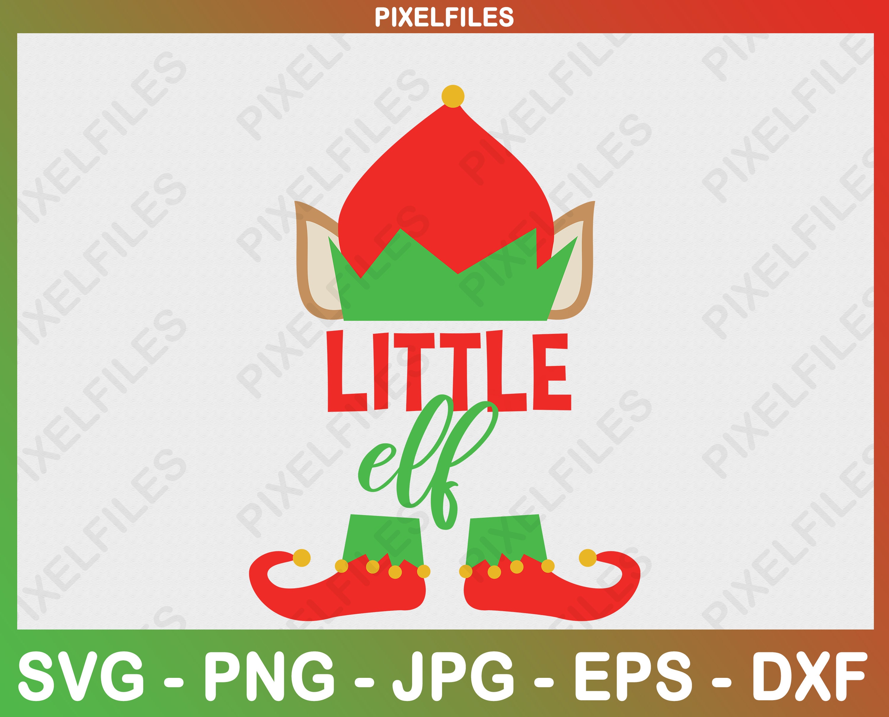 Paper Elf Family Svg Elves Baby Elf Svg Little Elf Clip Art Svg Cutting ...