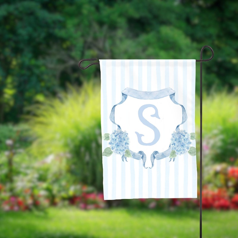 Monogram Garden Flag - Etsy