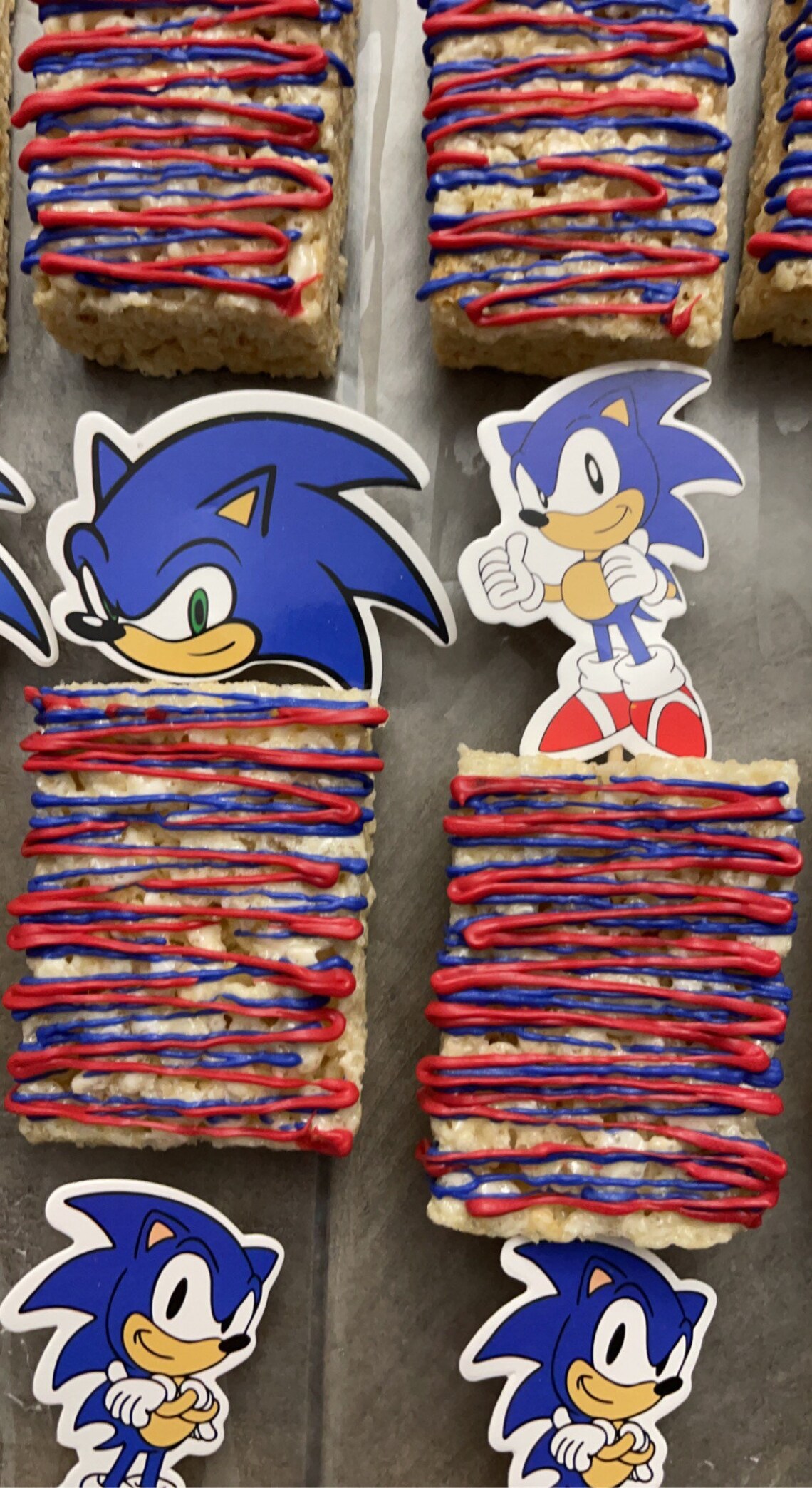 Sonic Rice Crispy Treats - Etsy