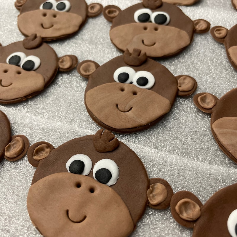 Fondant Monkey - Etsy