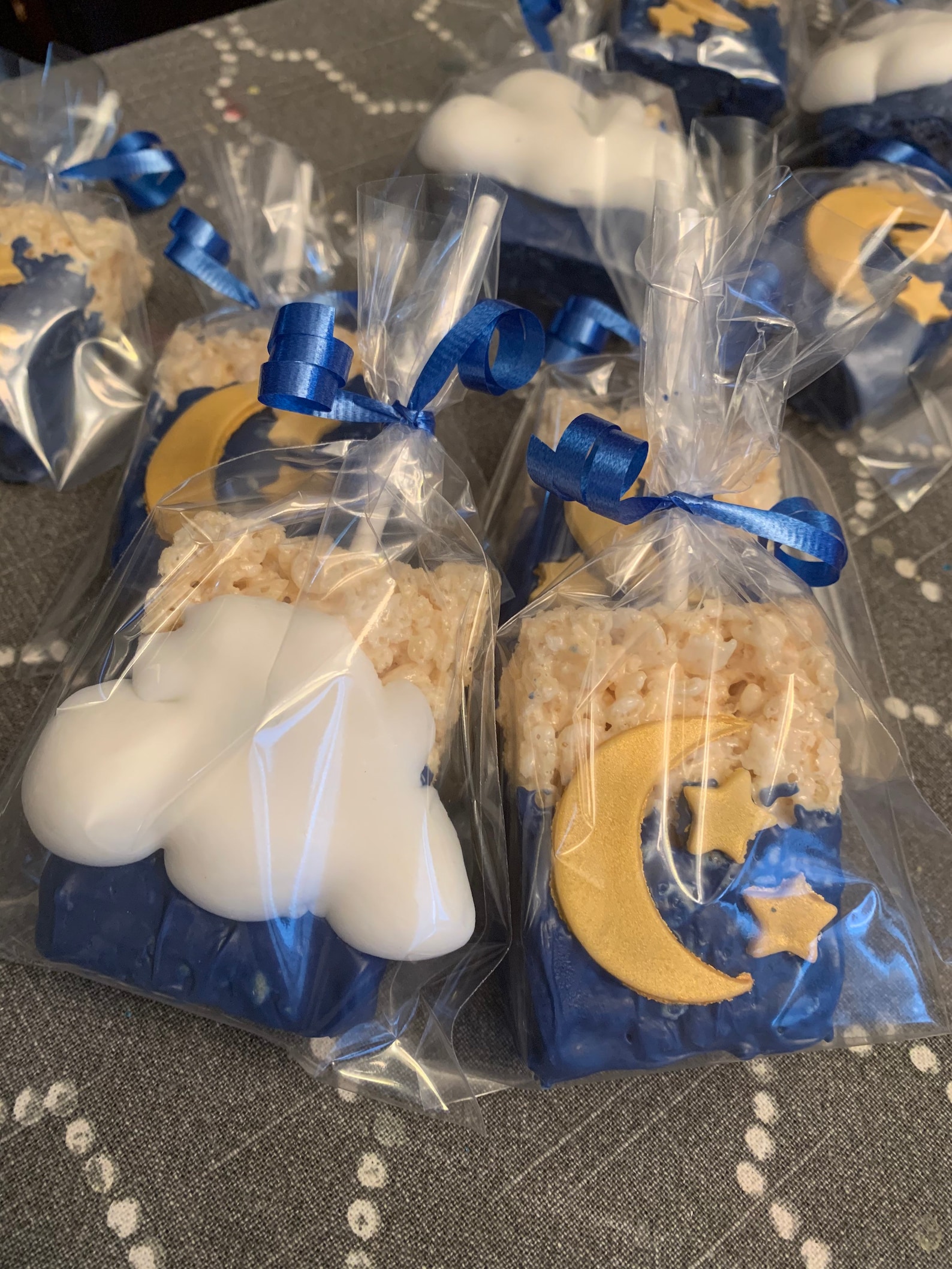 Moon, Clouds and Stars Rice Crispy Treats / Over the Moon - Etsy