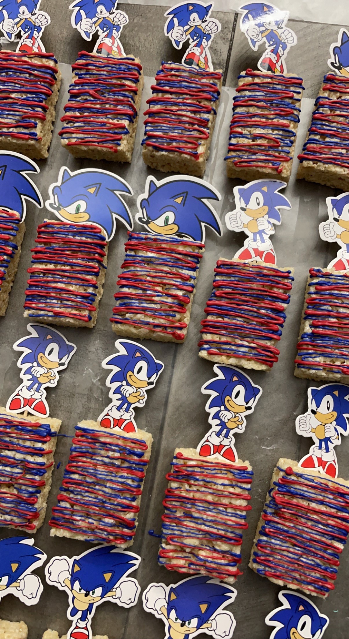 Sonic Rice Crispy Treats - Etsy