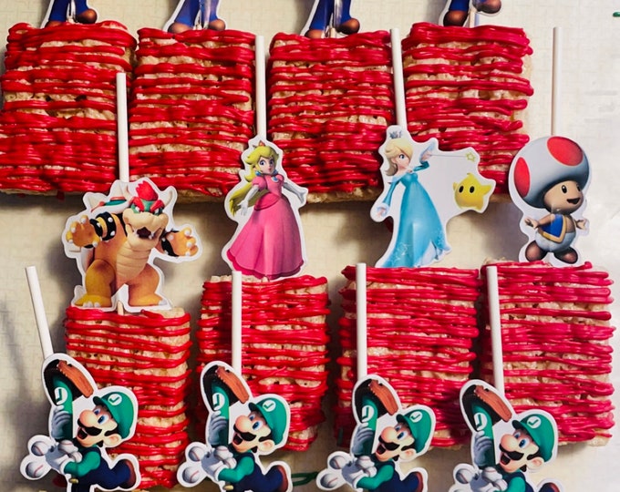 Super Mario Bros / Video Game Rice Crispy Treats - Etsy