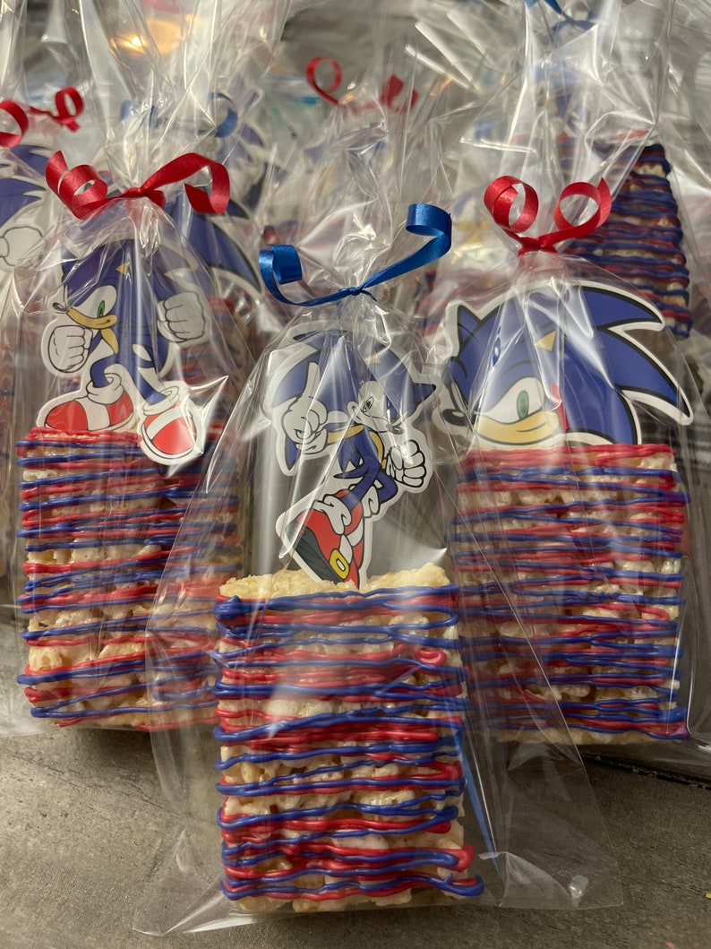 Sonic Rice Crispy Treats - Etsy