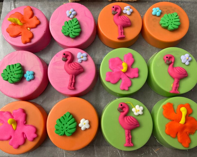 Luau / Hawaiian Themed Chocolate Covered Oreos - Etsy