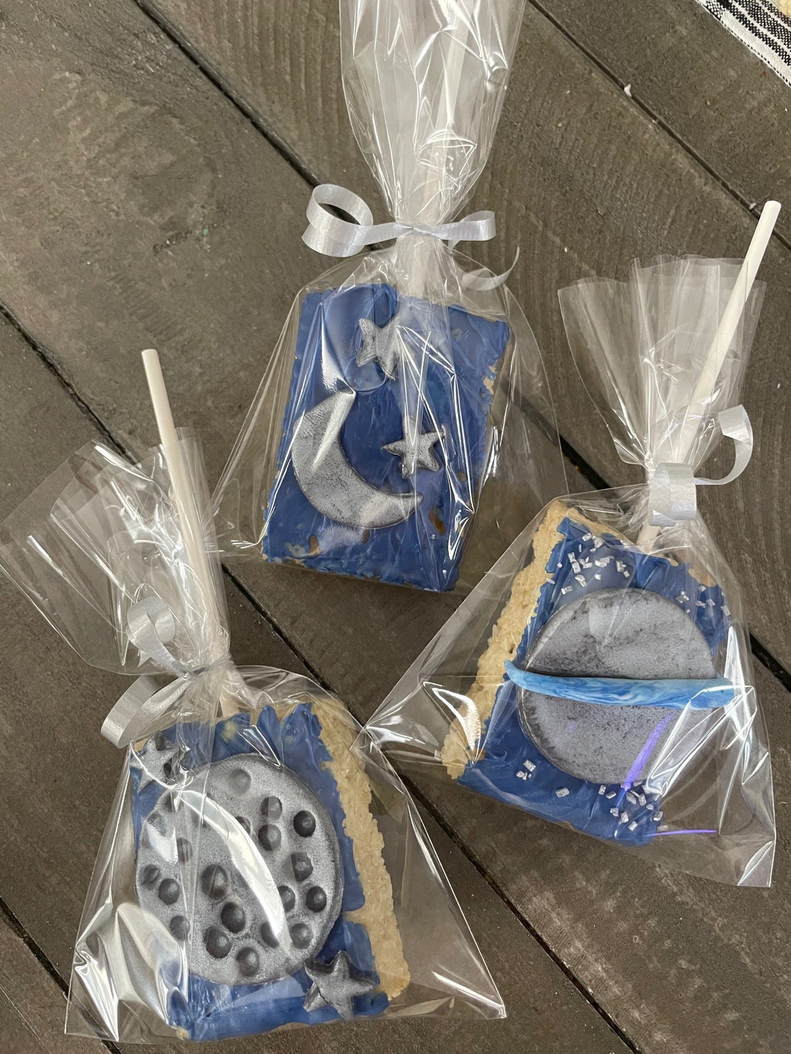 Outer Space Themed Rice Crispy Treats - Etsy