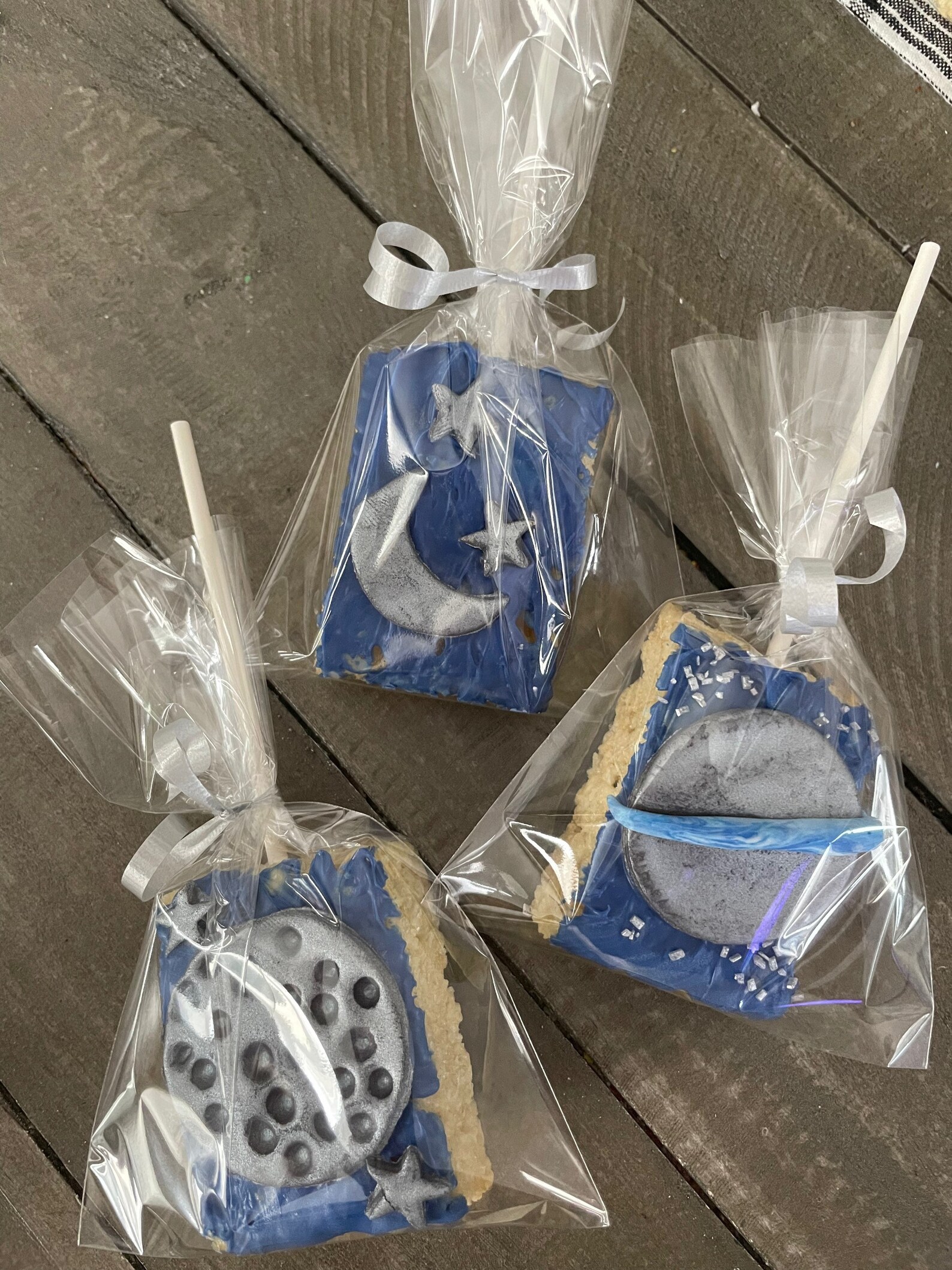 Outer Space Themed Rice Crispy Treats - Etsy