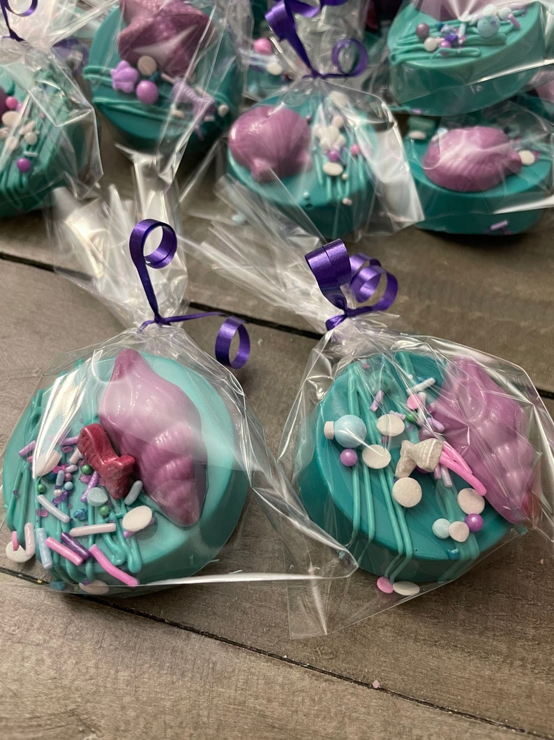 12 Mermaid Themed Chocolate Covered Oreos / Under the Sea - Etsy