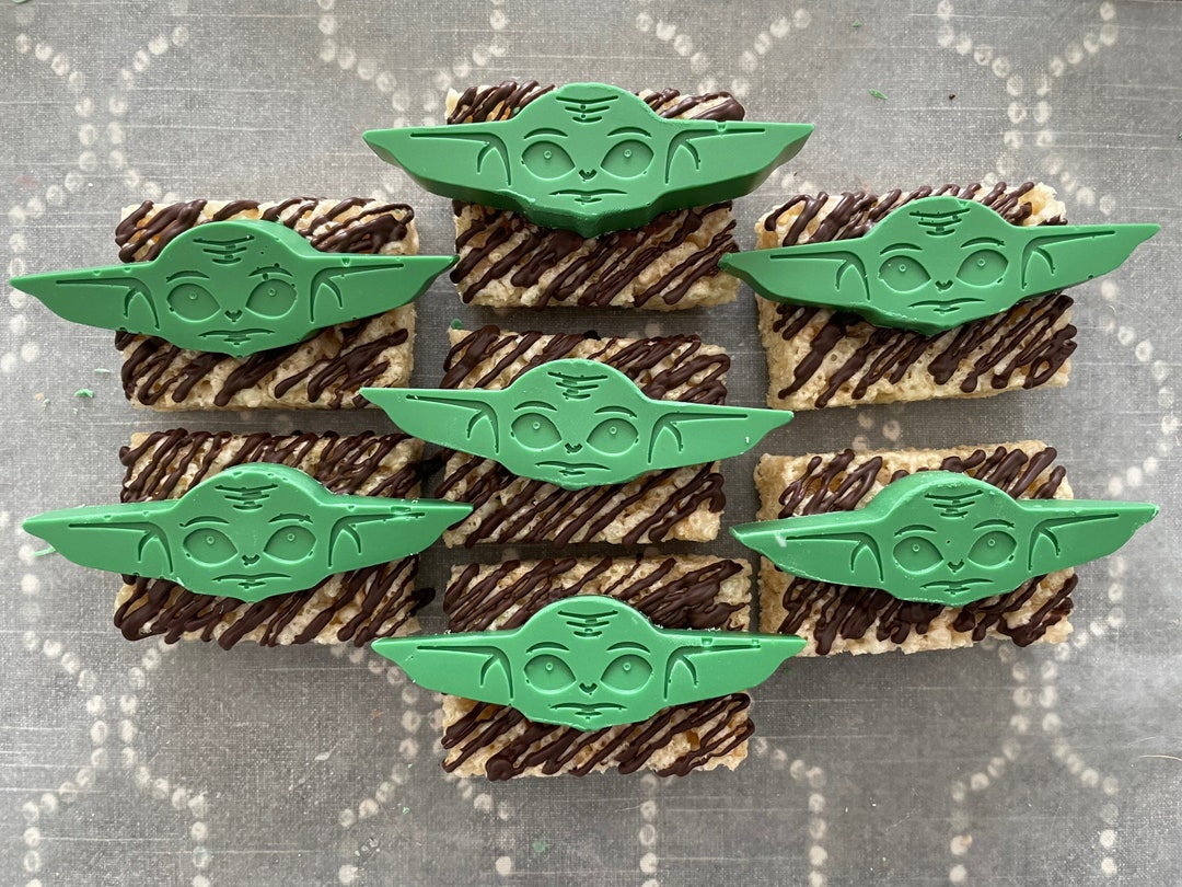 12 Baby Yoda / Star Wars Rice Crispy Treats - Etsy