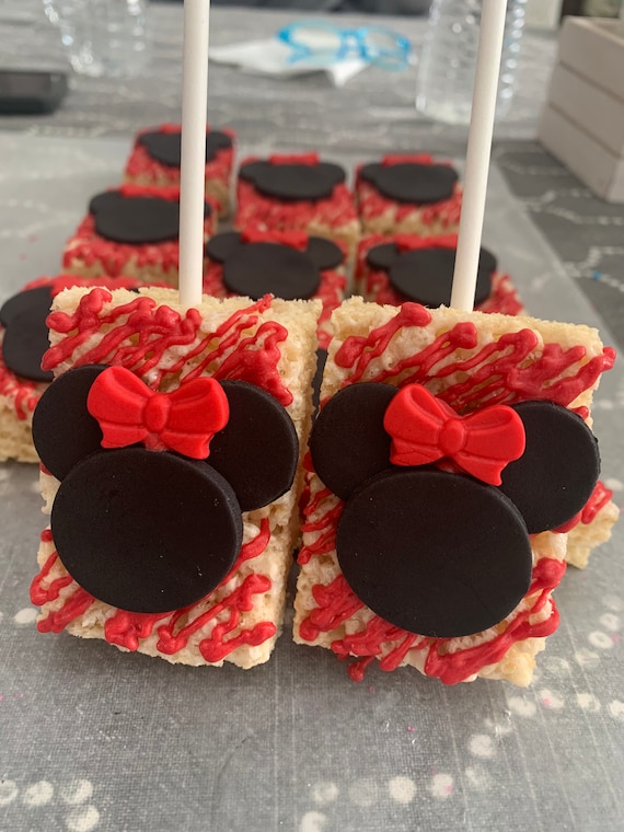 Minnie Mouse Rice Crispy Treats | Etsy