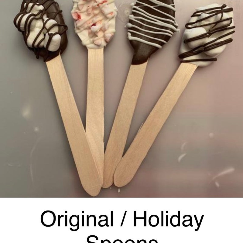 Chocolate Spoons - Etsy