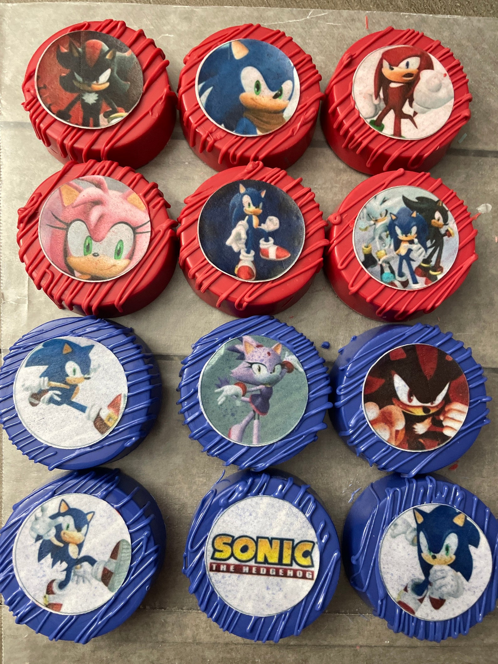 Sonic Chocolate Covered Oreos - Etsy