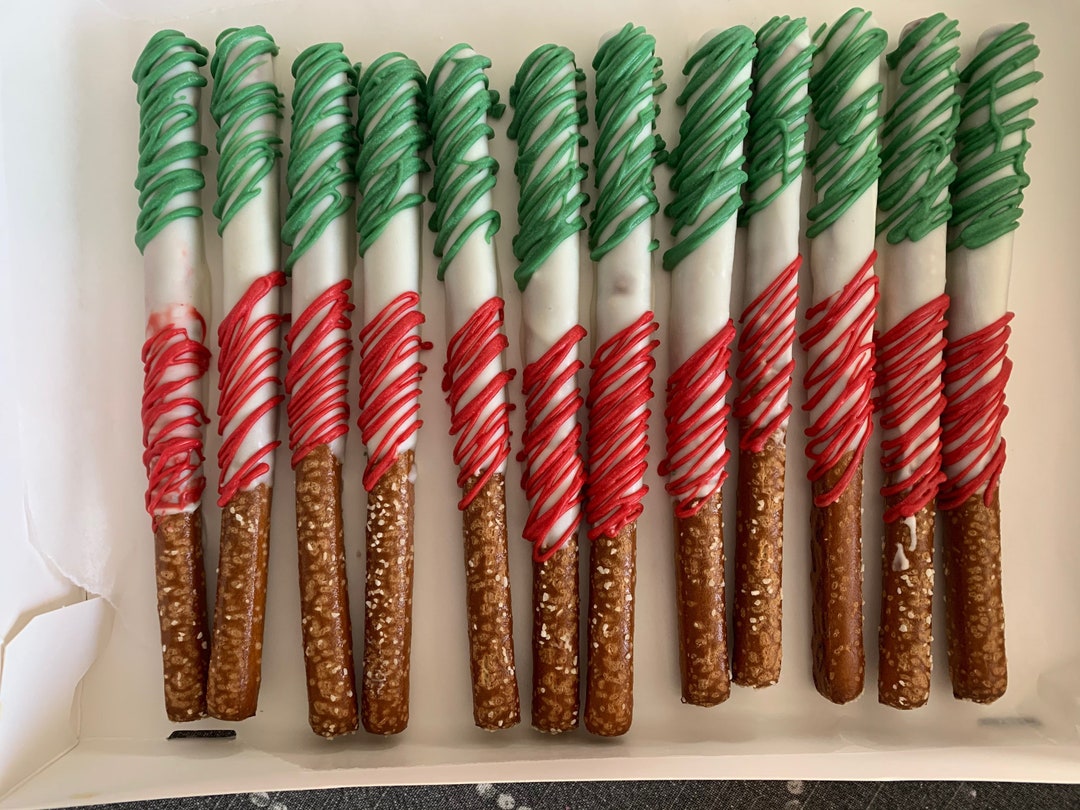 12 Pizza Party Italy Chocolate Covered Pretzel Rods - Etsy