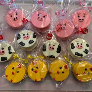 Barnyard Farm Animal Chocolate Covered Oreos - Etsy
