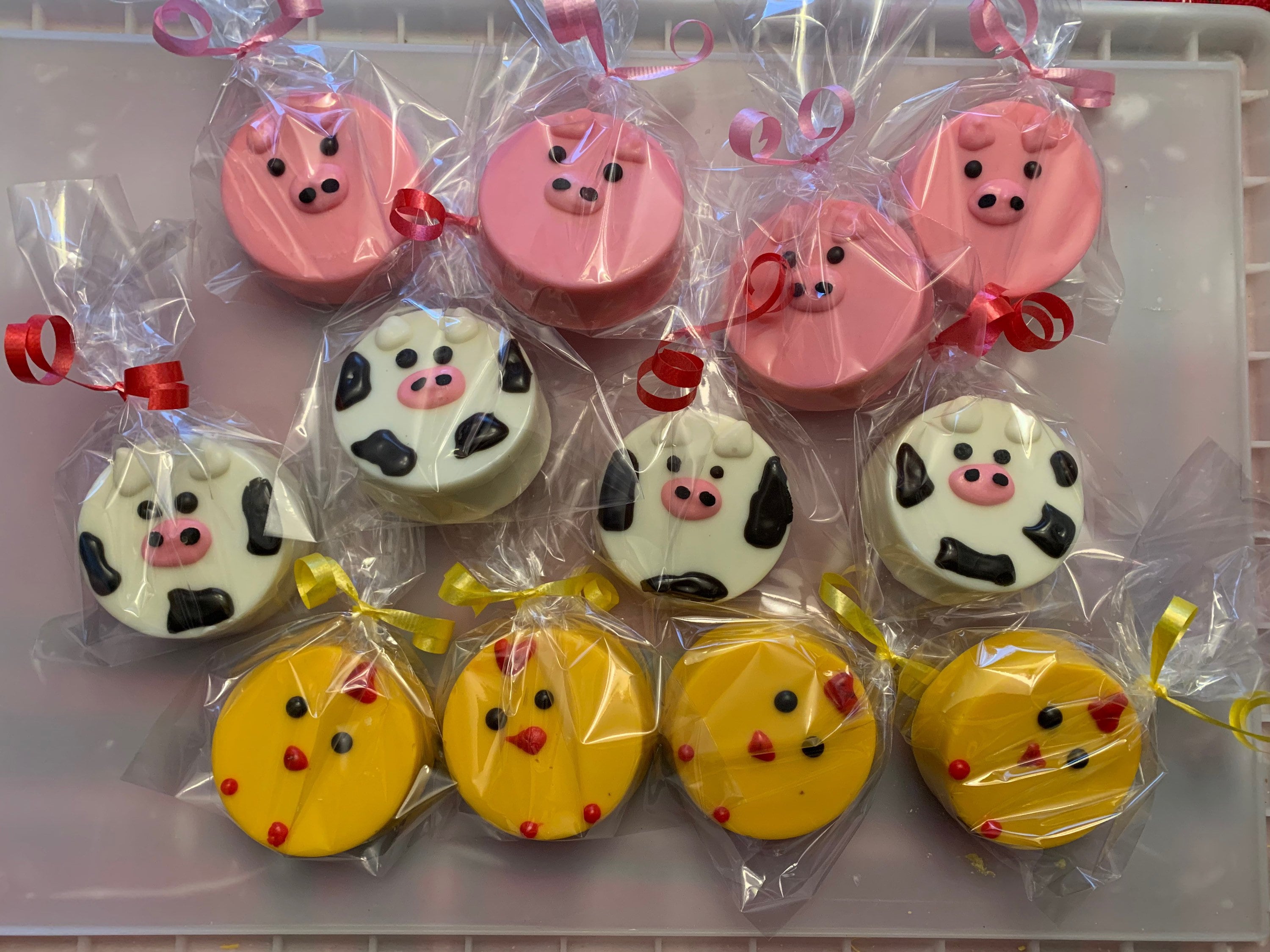 Barnyard Farm Animal Chocolate Covered Oreos - Etsy