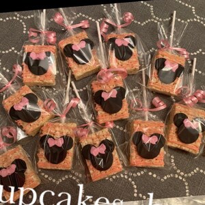 Minnie Mouse Rice Crispy Treats - Etsy
