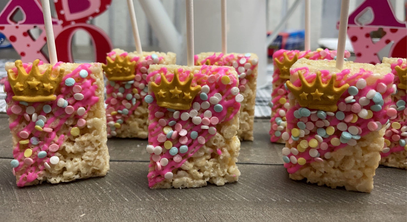 Pastel Princess Chocolate Covered Rice Crispy Treats - Etsy