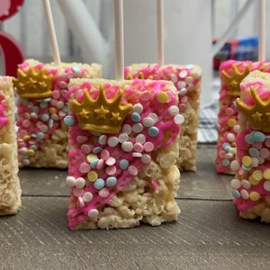 Pastel Princess Chocolate Covered Rice Crispy Treats - Etsy