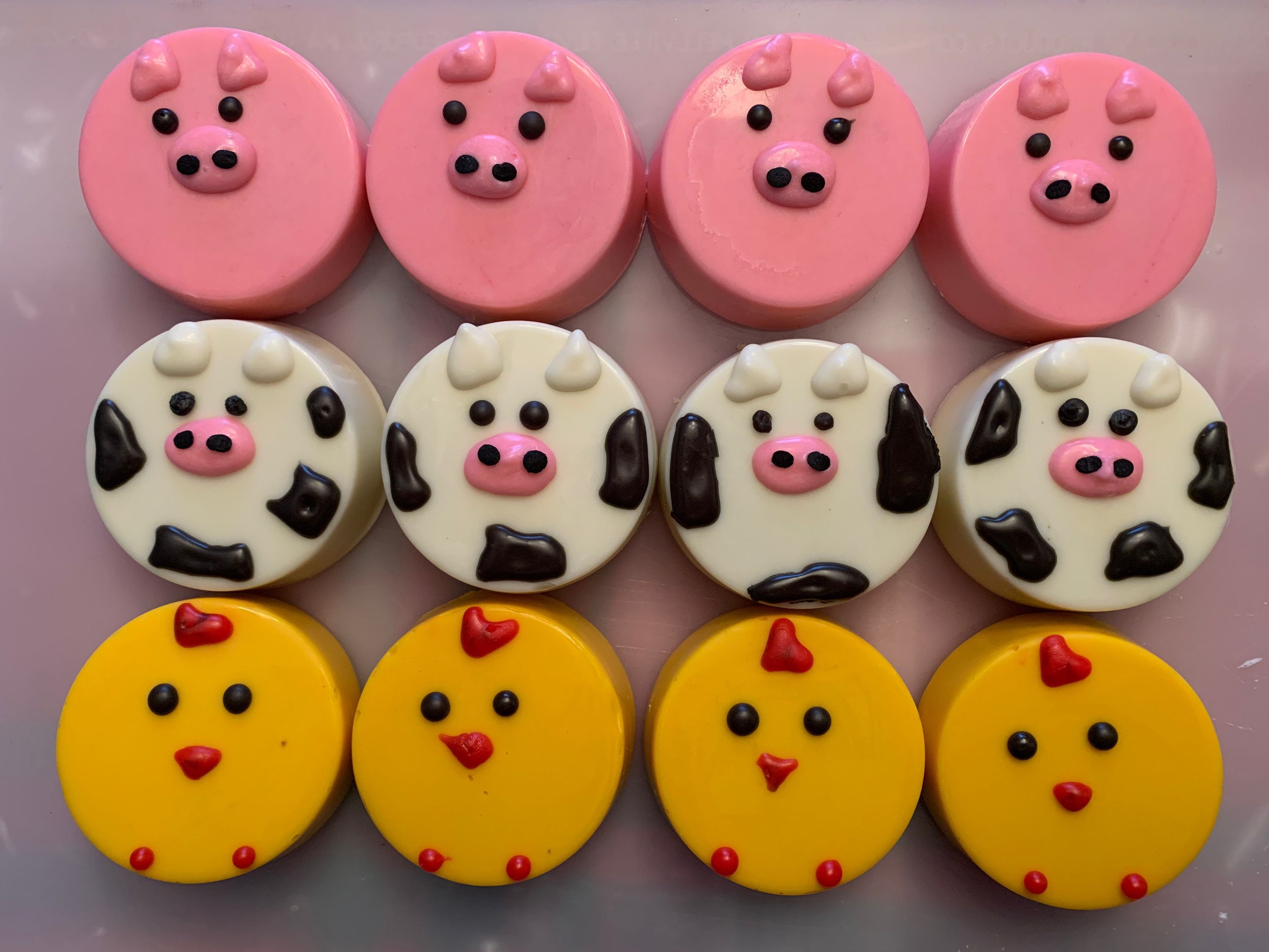 Barnyard Farm Animal Chocolate Covered Oreos - Etsy