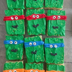 Ninja Turtle Chocolate Rice Crispy Treats - Etsy