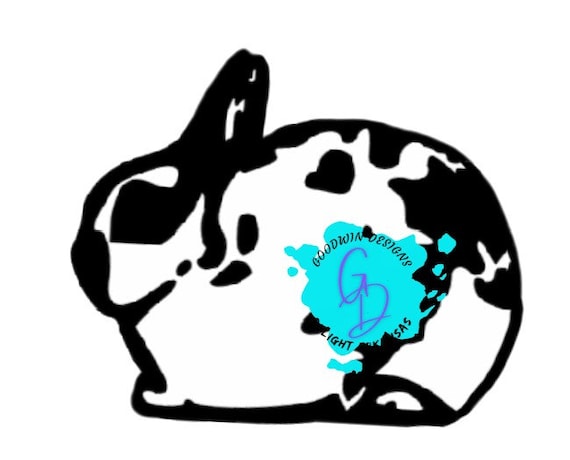 Polish Rabbit Svg Clipart Download Bunny - Etsy