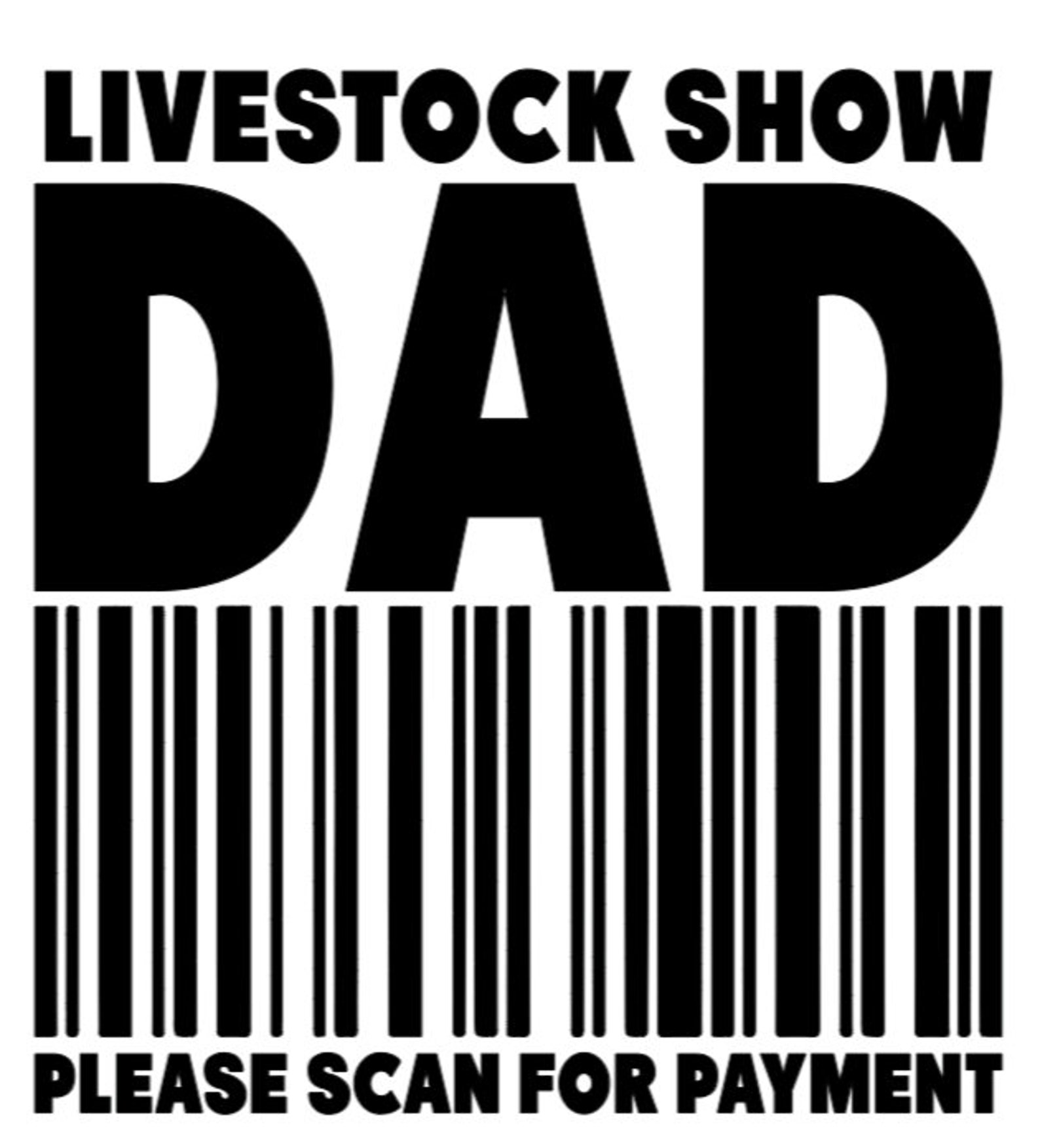 Livestock Show Dad Mom Aunt Nana Papaw Shirts - Etsy
