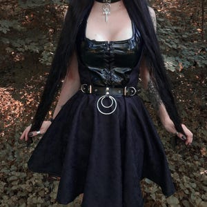 Pvc and Lace Vampire Gothic Dress - Etsy