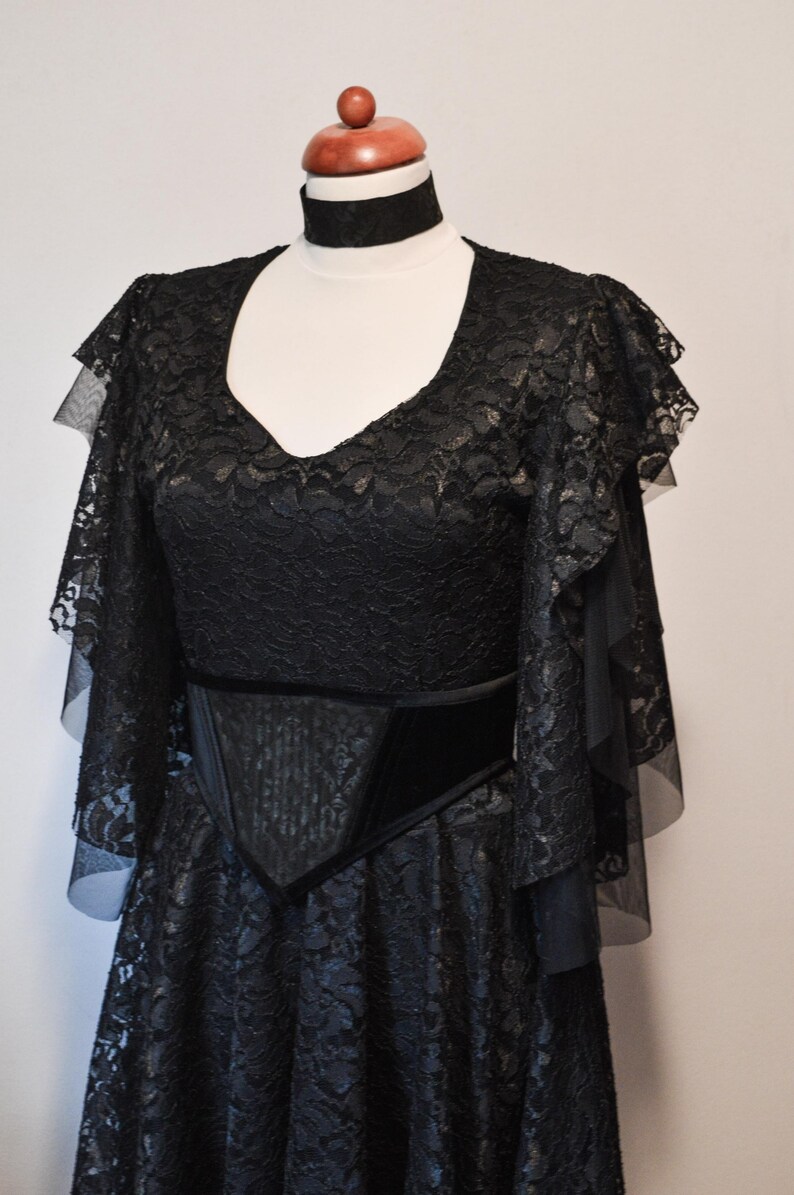 Victorian Fantasy Dress and Corset Belt - Etsy