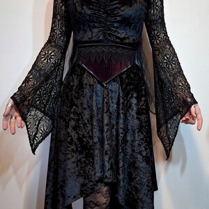 Vampire Gothic Velvet Dress - Etsy