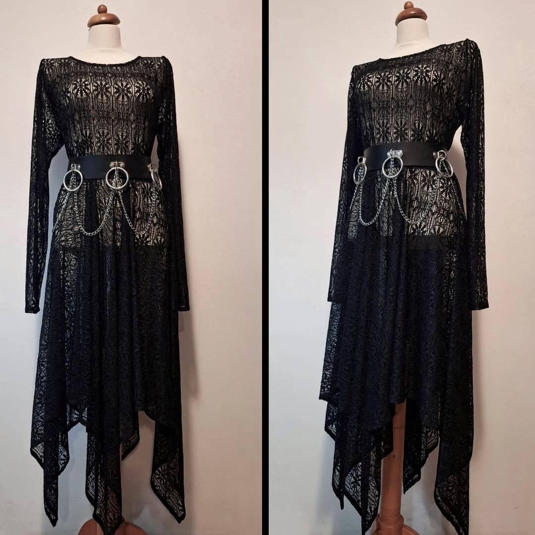 Lace Transparent Gothic Tunic Dress - Etsy