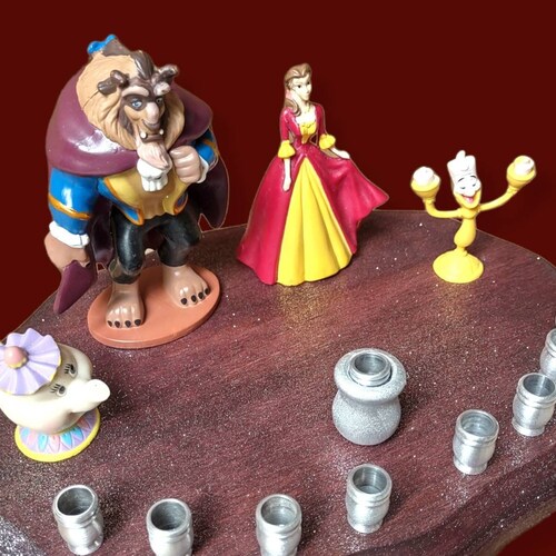 Princess Menorah Classic Disney Judaica Hanukkiah Repurposed - Etsy